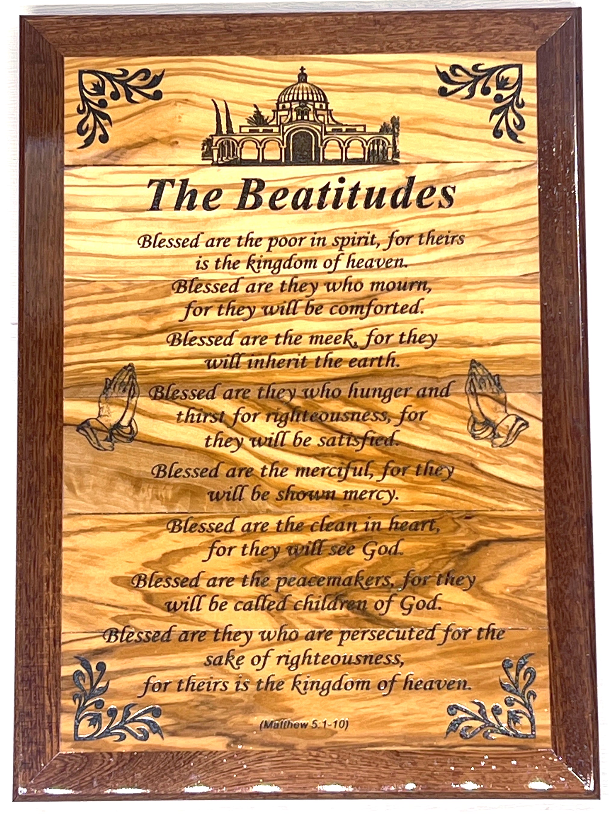 The Beatitudes, Wall Hanging Plaque – Bethlehem Handicrafts