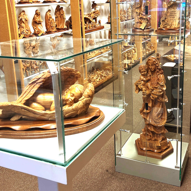 Christian Wood Carved Sculptures, Statues and Gifts from Holy Land ...